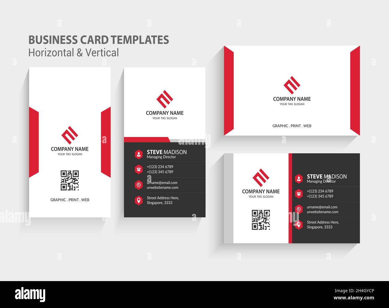 Double Sided Card Template