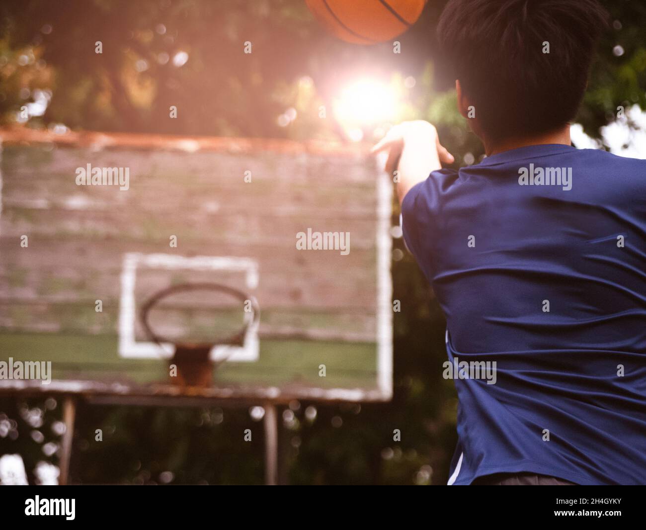 Portrait of a child with the hoop hi-res stock photography and images ...