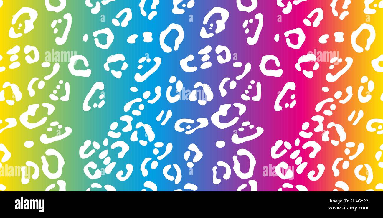 Rainbow Leopard Wallpaper