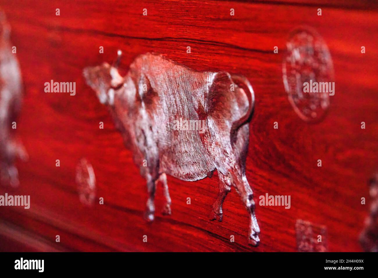 Chinese relief cow hi-res stock photography and images - Alamy