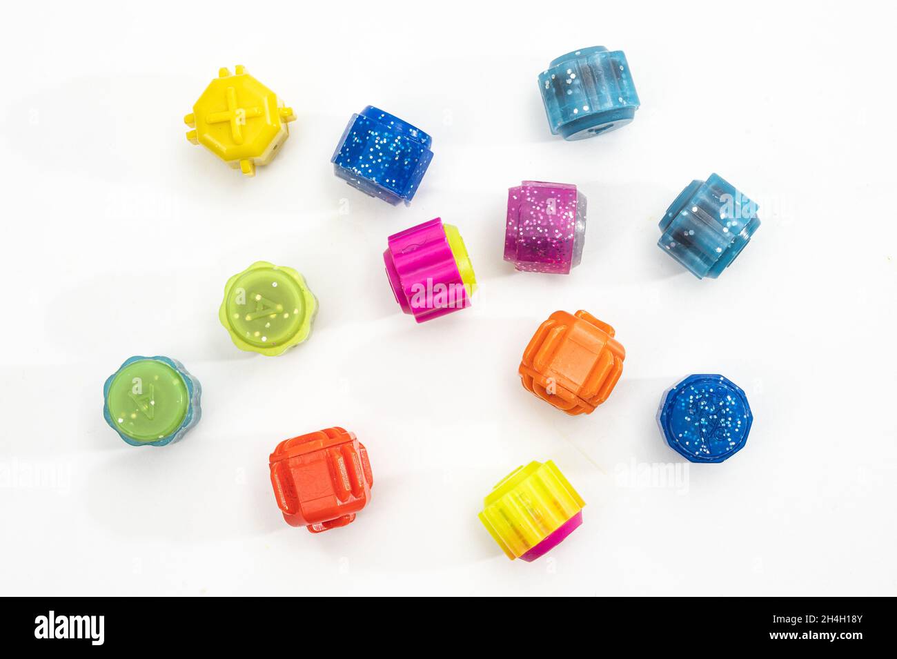 A collection of various gonggis used for children's gonggidol play ...