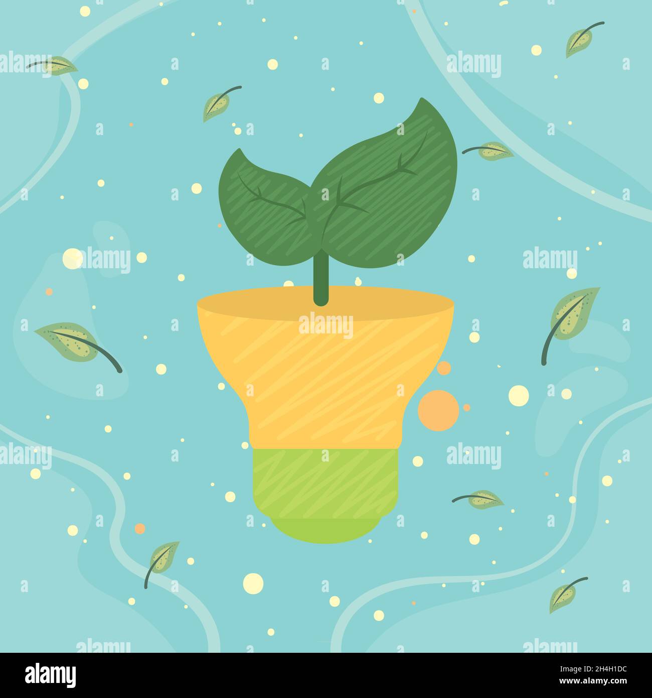 light bulb poster and sustainable items Stock Vector Image & Art - Alamy