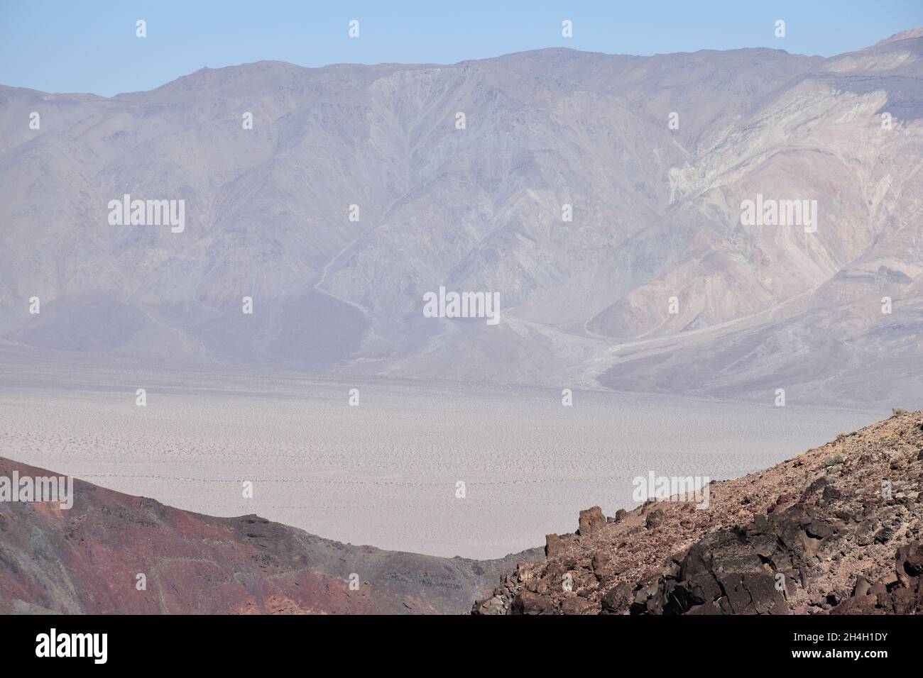 View of the Panamint Valley within Death Valley National Park ...