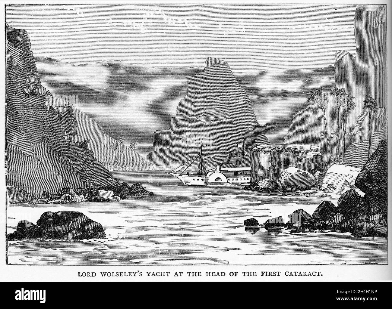 Engraving of the Nile Expedition in Egypt, undertaken by Field Marshal ...