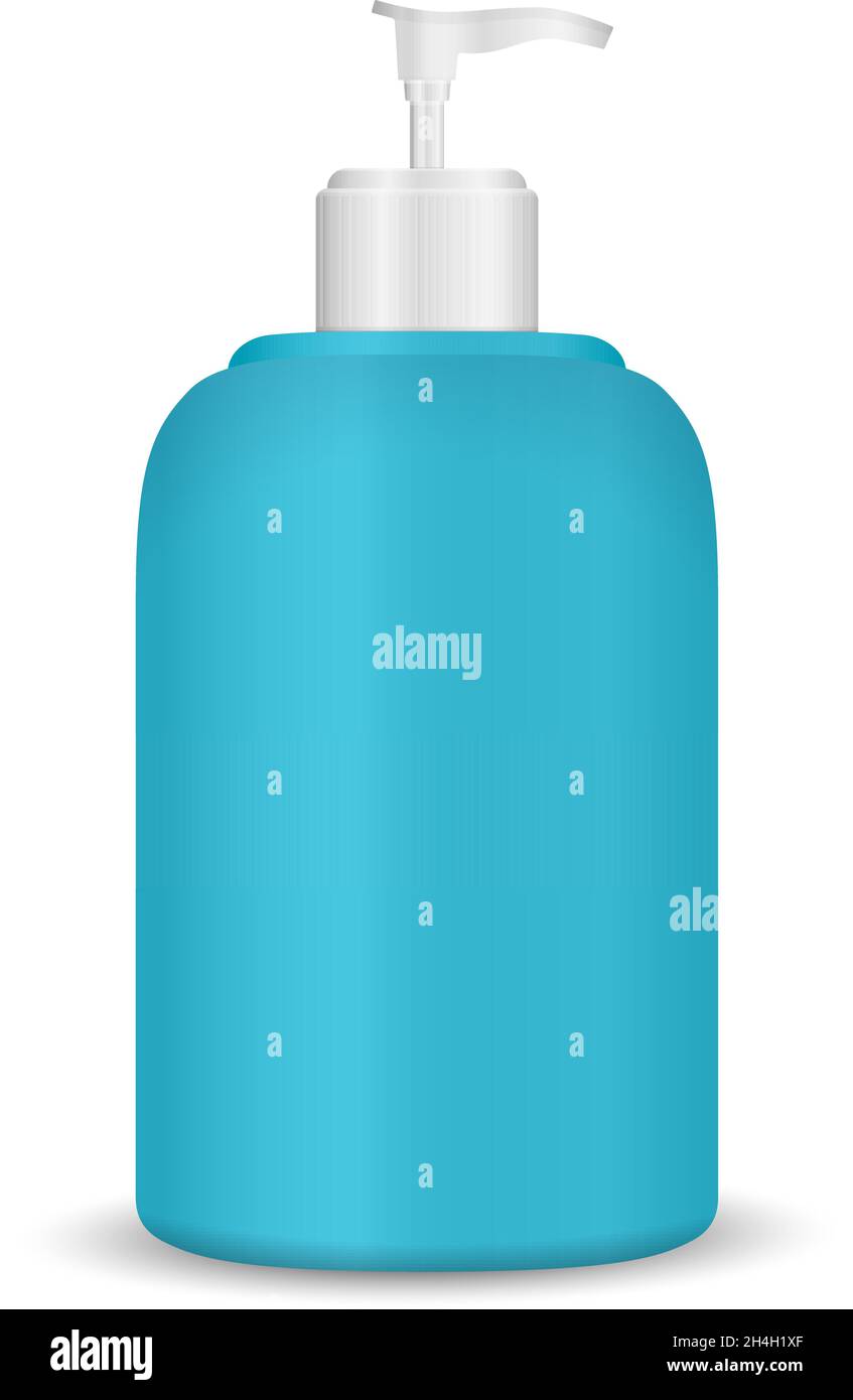 Liquid soap on a white background. Vector illustration Stock Vector ...