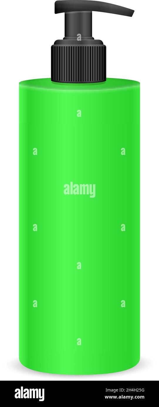 Liquid soap on a white background. Vector illustration Stock Vector ...