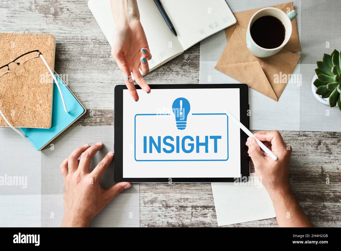 Insight on screen. Business Finance Technology Internet Concept Stock ...