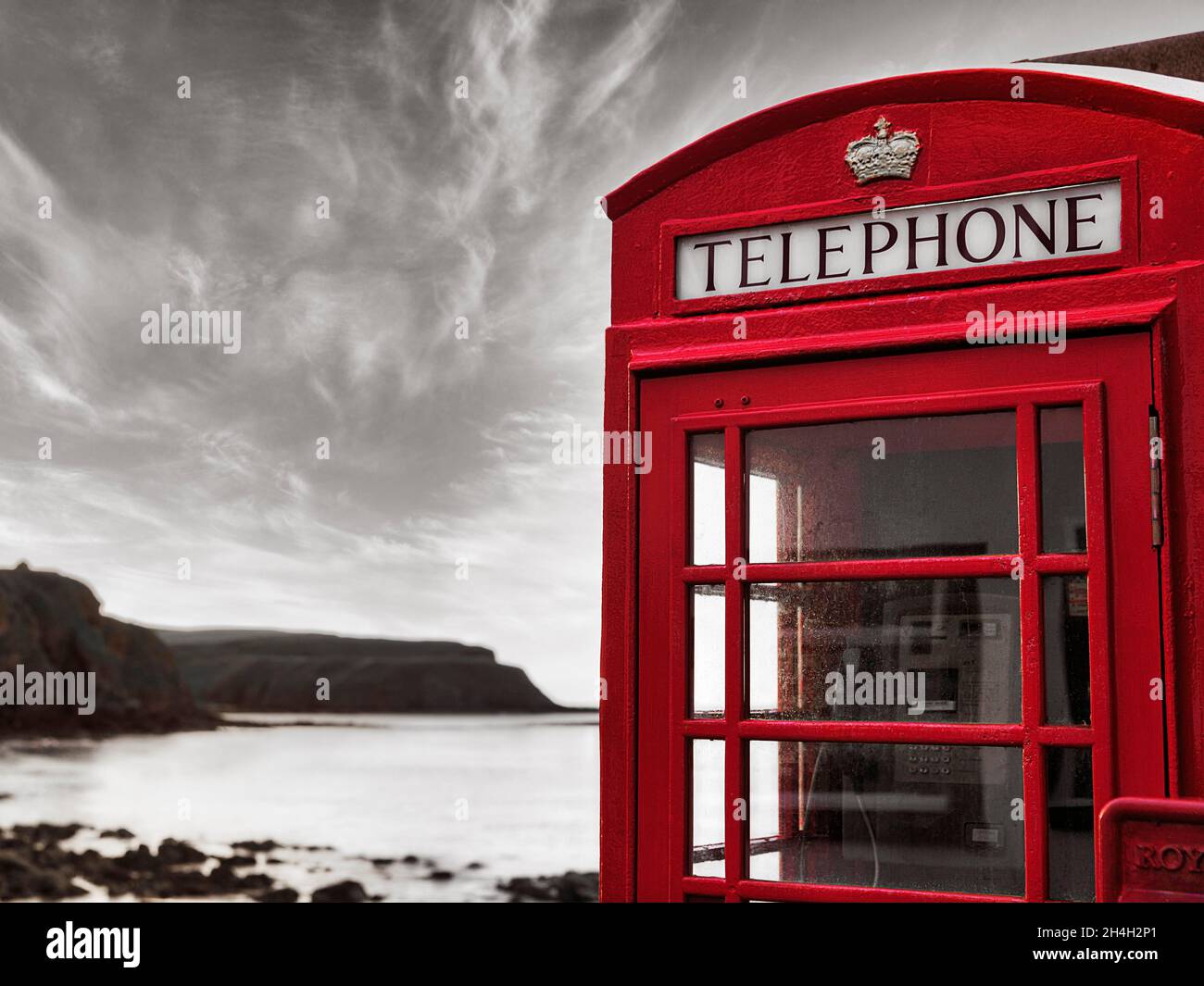 Pennan phone box hi-res stock photography and images - Alamy