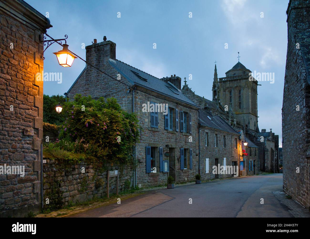 Saint-Ronan Church, Locronan (Lokorn), Finistere, Brittany, France ...