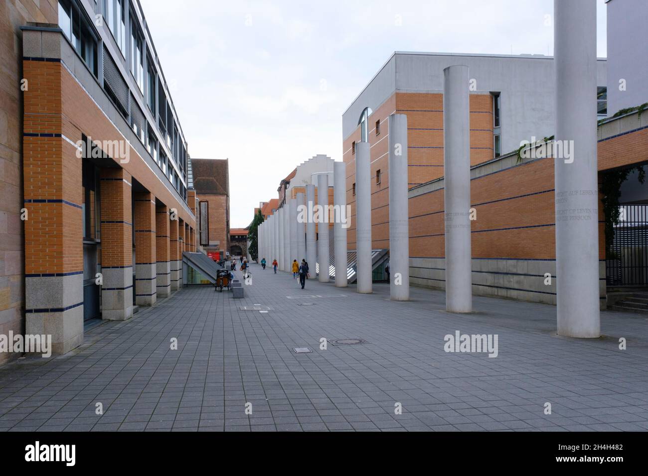 Germanisches National Museum, Street of Human Rights, Nuremberg ...