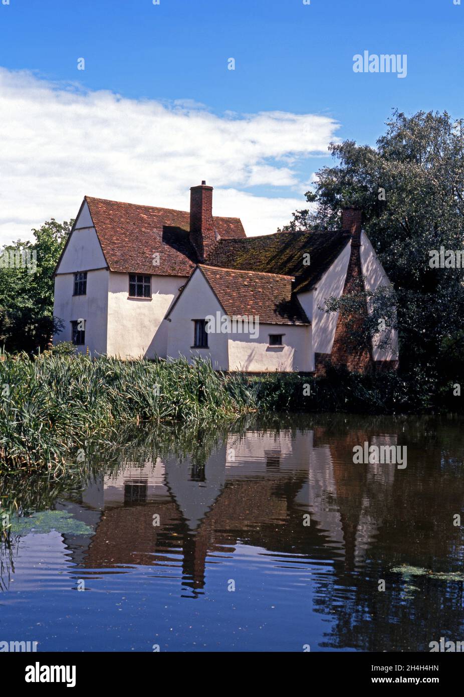 Willy Lott’s Cottage along the River Stour, Flatford, East Bergholt ...