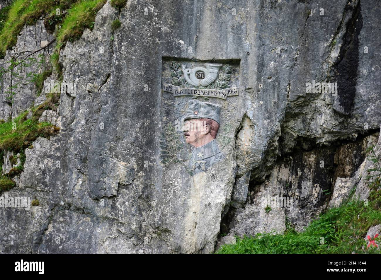 Monument to the fallen of the 1st World War, Feldjaeger, path to ...