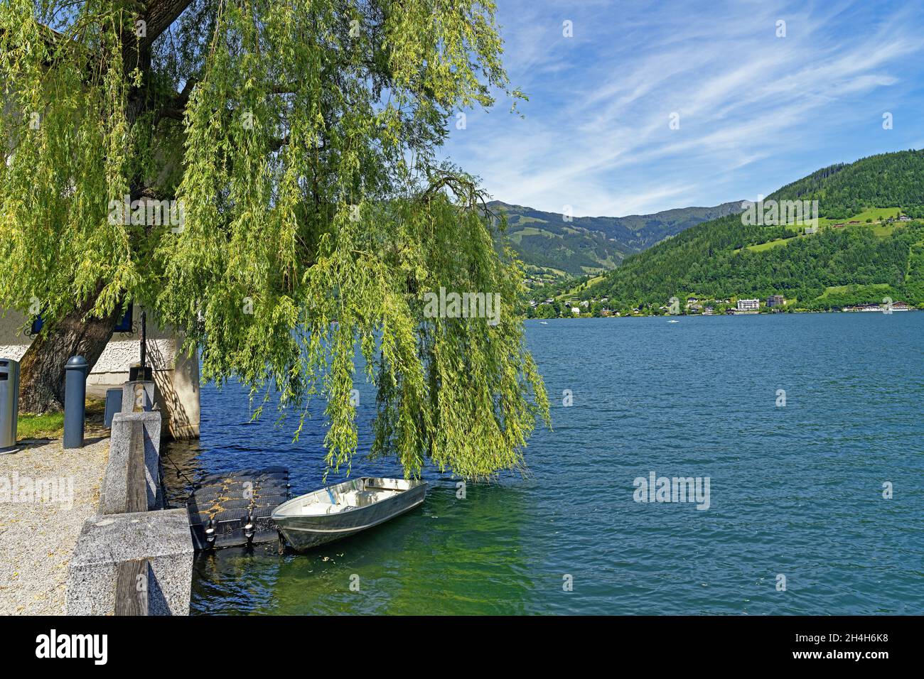 Zeller See, Boot Stock Photo - Alamy
