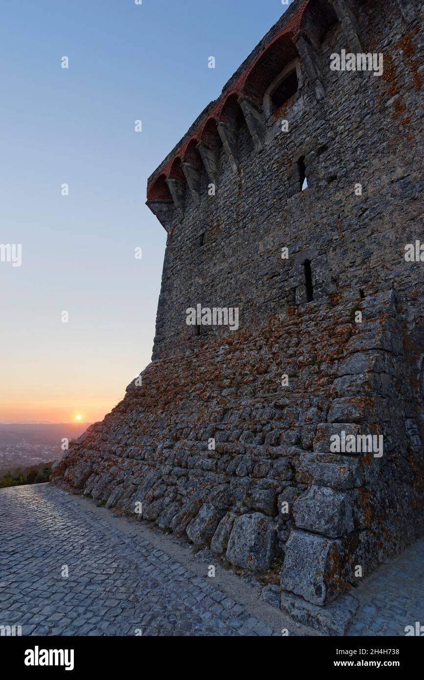 Castle of Ourem, Ourem, district Santarem, region Centro, Portugal ...