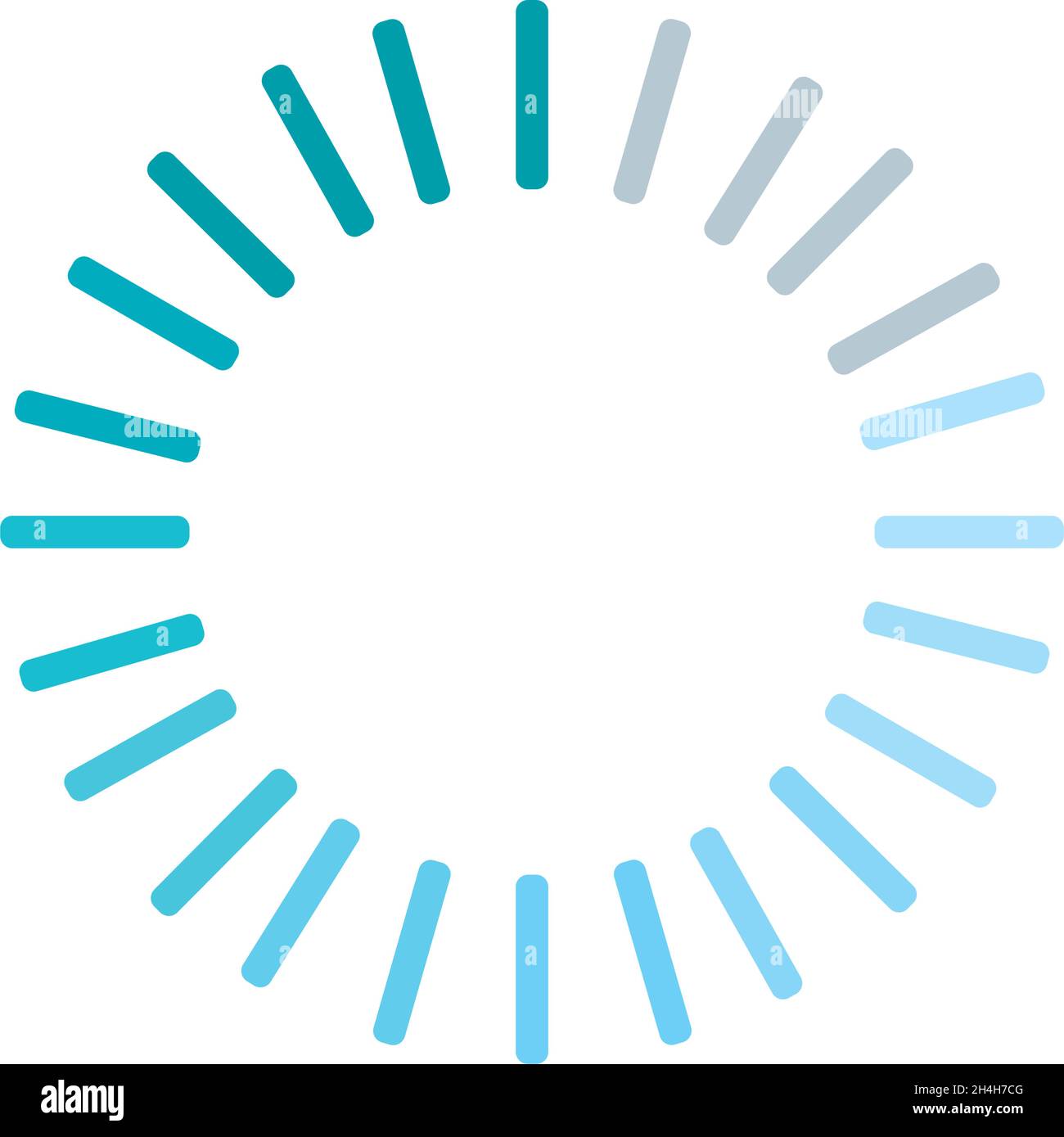 buffering circular shape on white background Stock Vector Image & Art ...