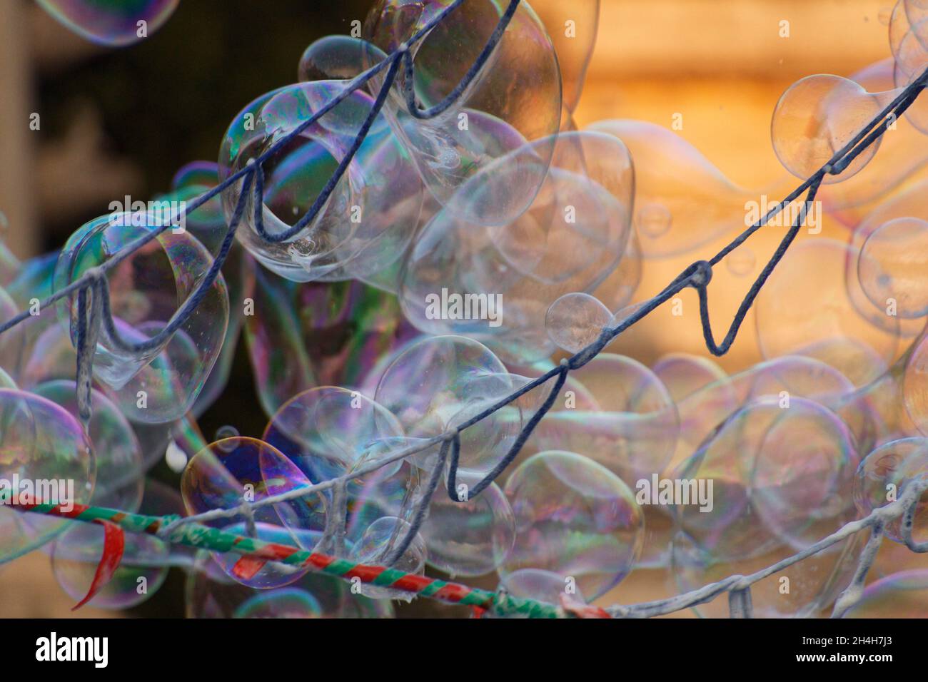 Soap bubbles attraction hi-res stock photography and images - Alamy