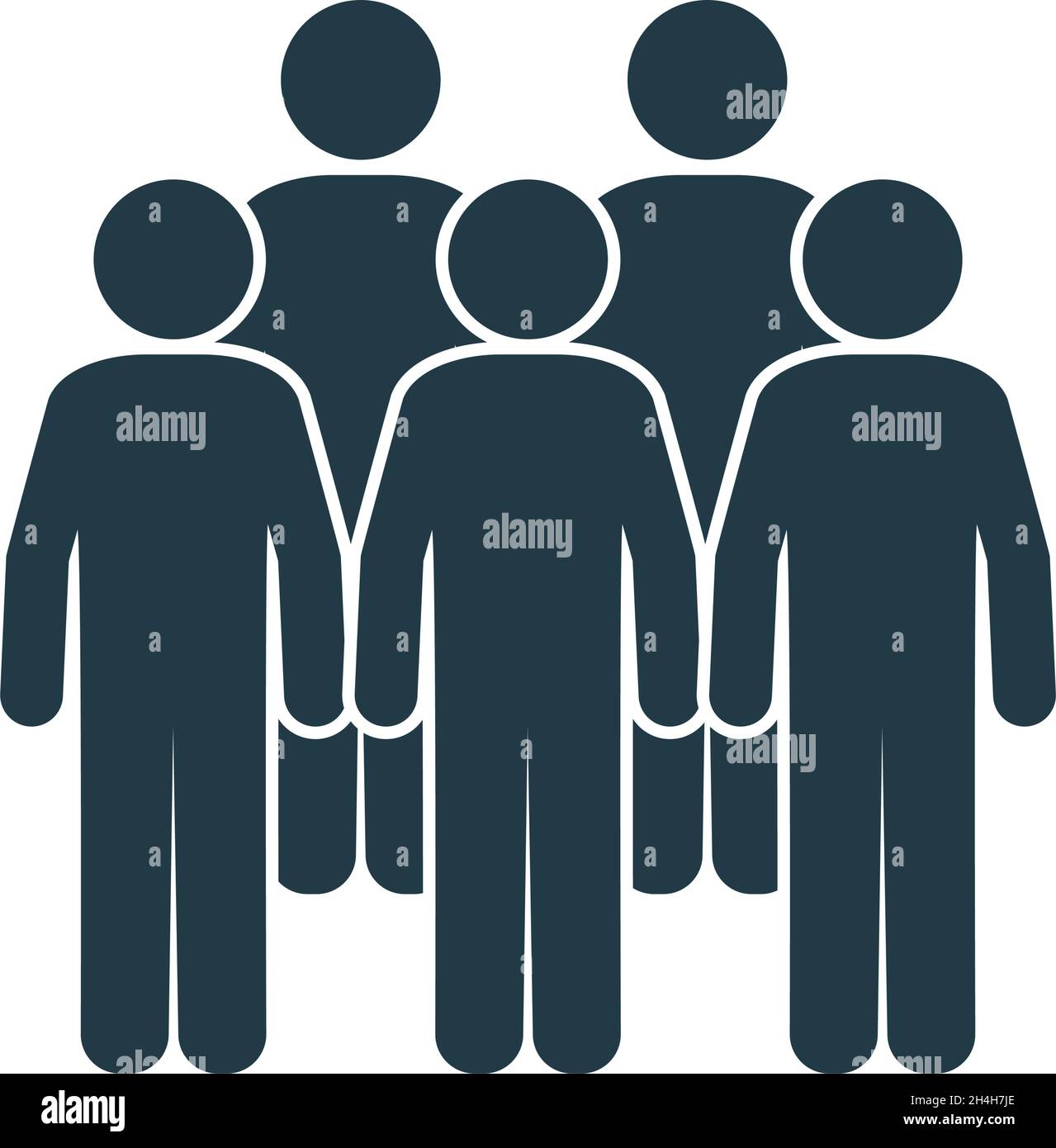 pictogram men standing on white background Stock Vector Image & Art - Alamy