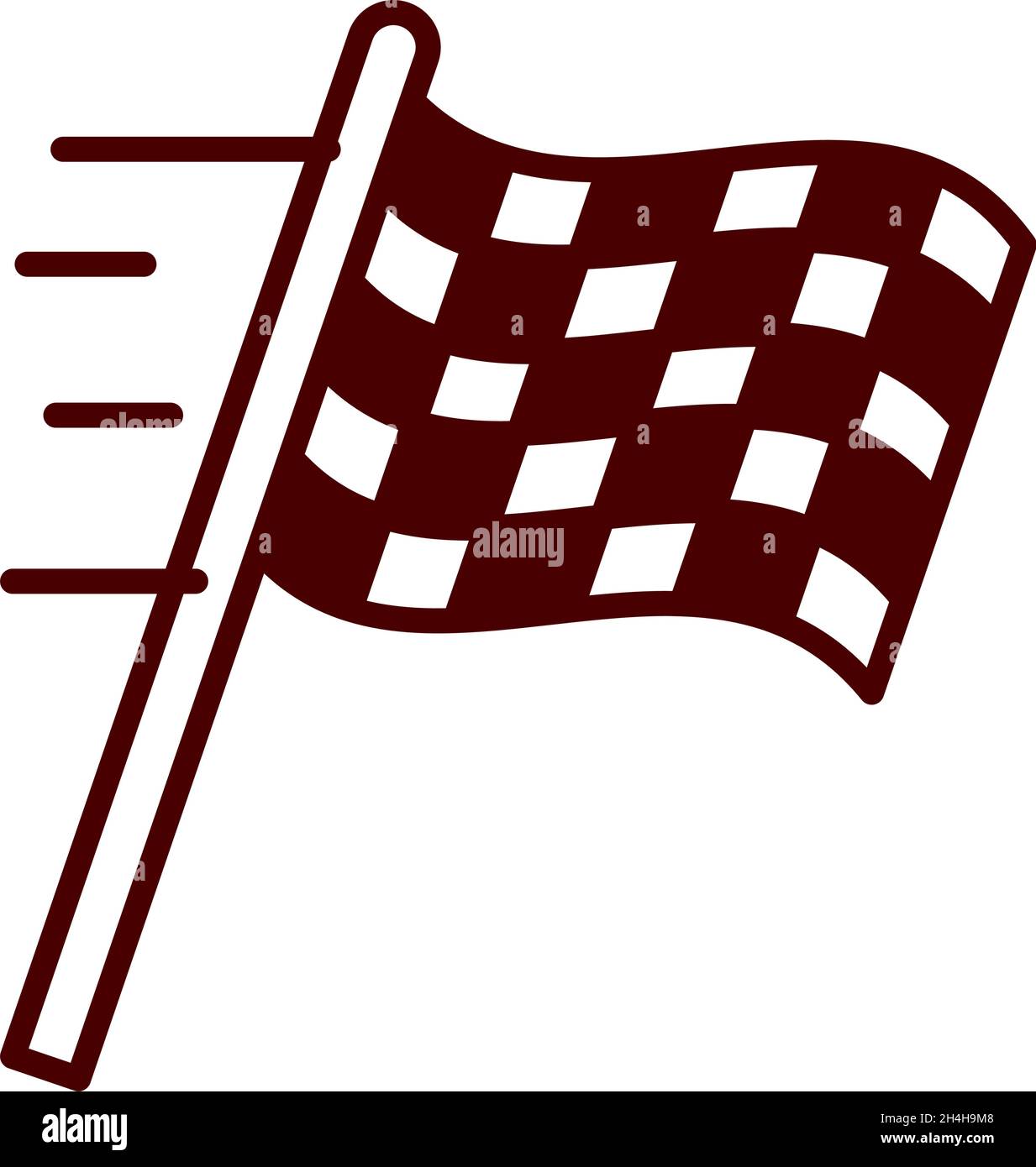 fast race flag on white background Stock Vector Image & Art - Alamy