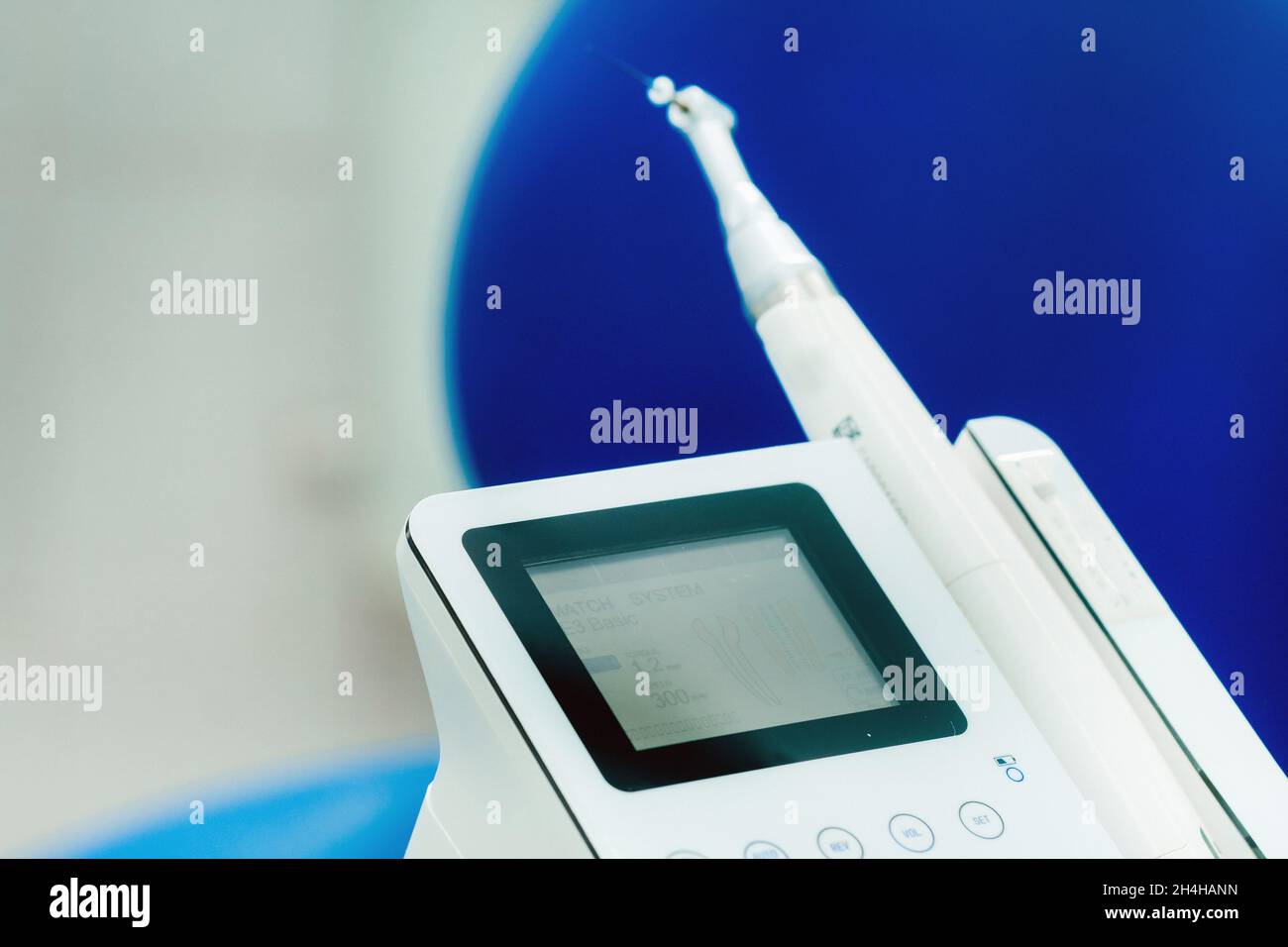 dental equipment in the dentist's office for root canal treatment ...