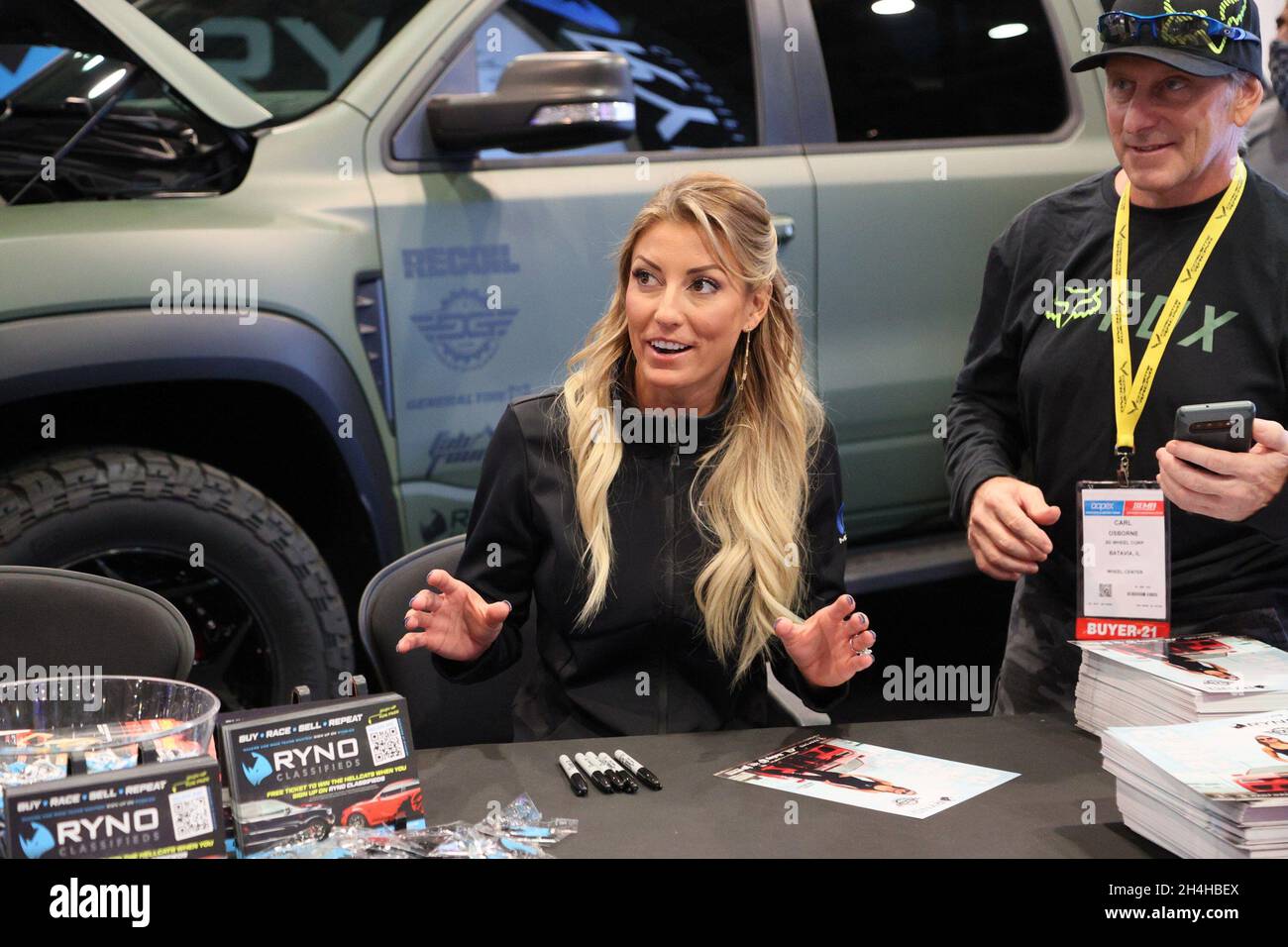 Las Vegas, NV, USA. 2nd Nov, 2021. Leah Pruett at a public appearance ...