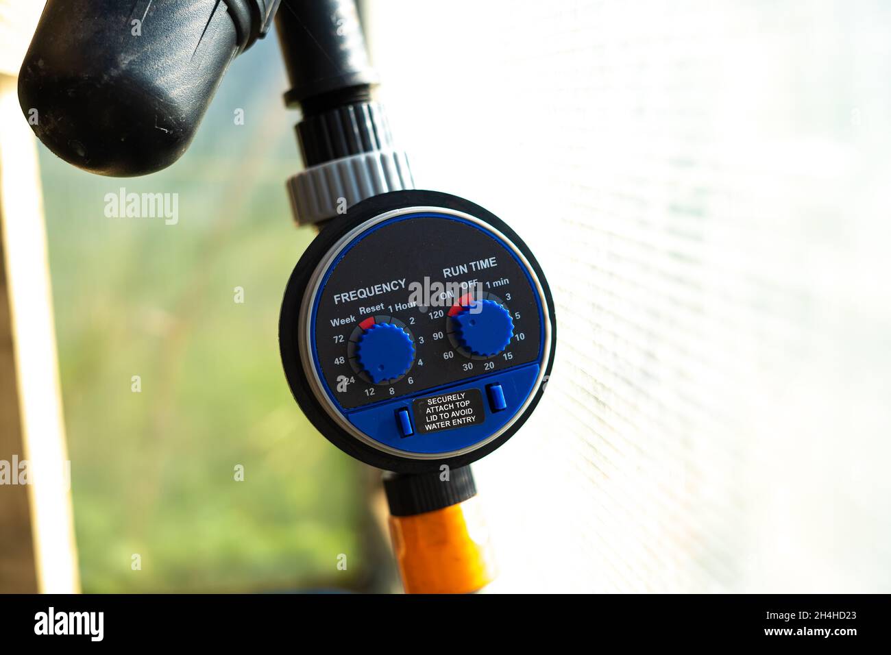 Water timer irrigation hi-res stock photography and images - Alamy