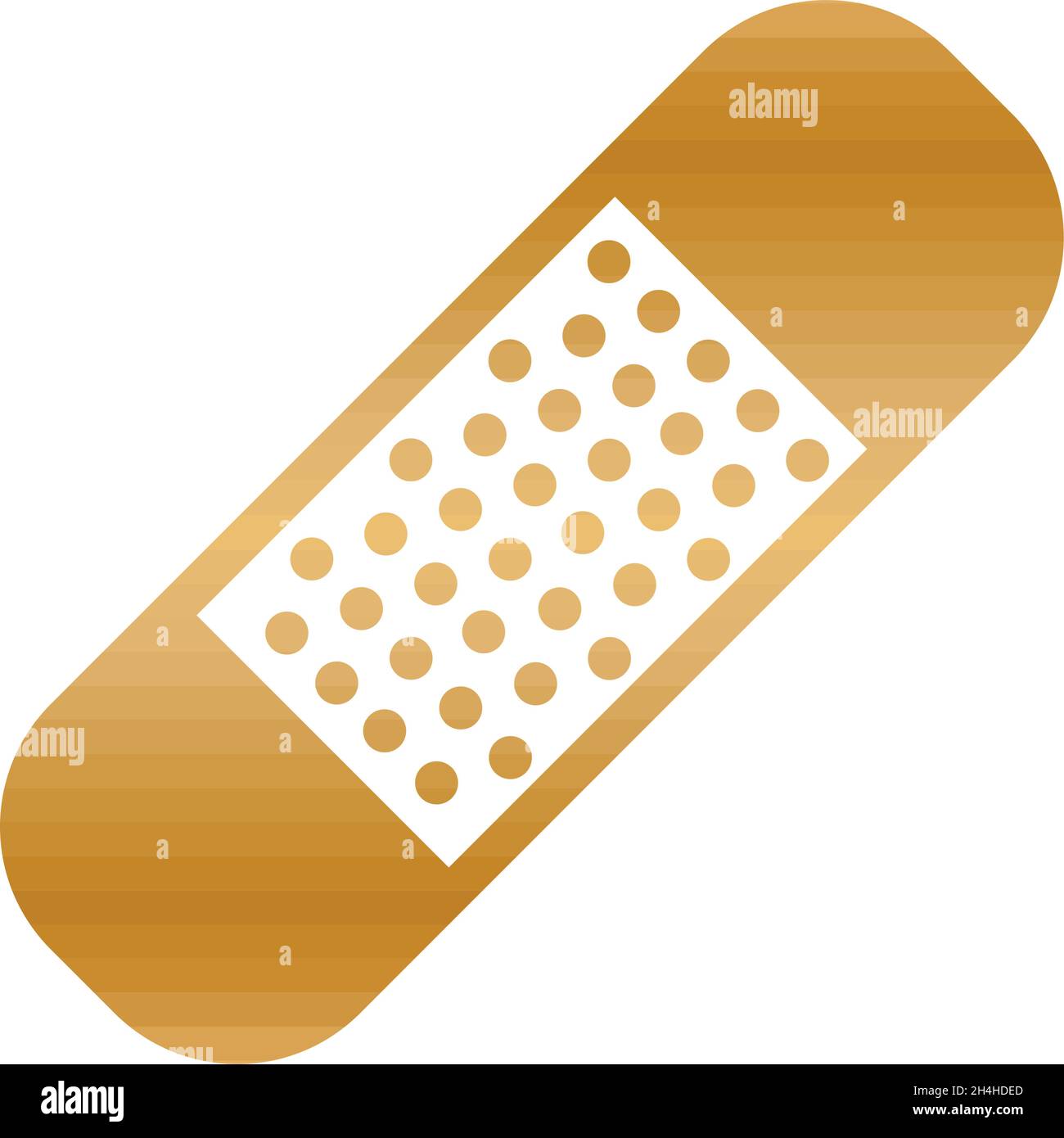 golden band aid on white background Stock Vector Image & Art - Alamy