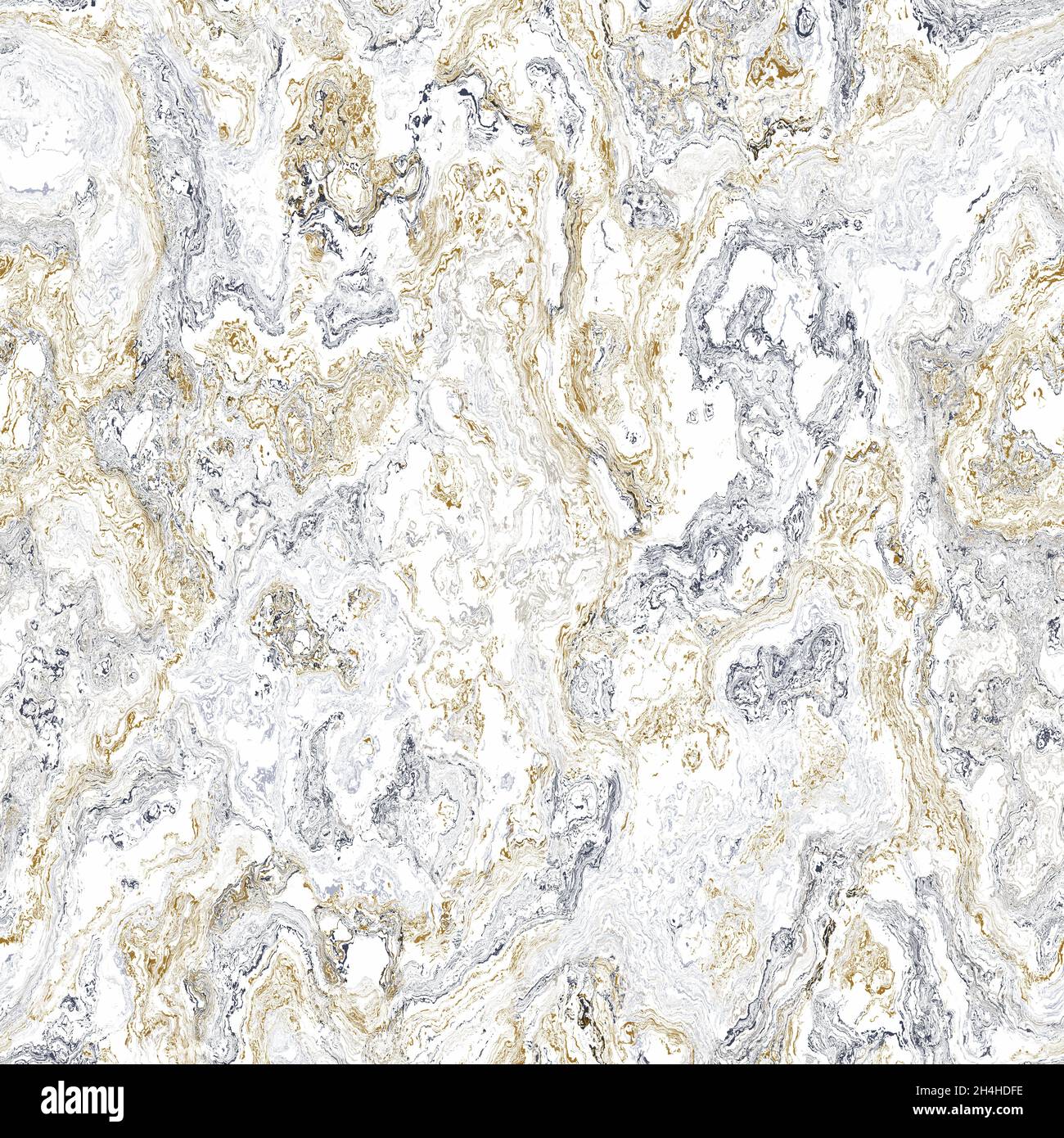 White tonal marbled seamless texture. Irregular pale ink blotch paint ...