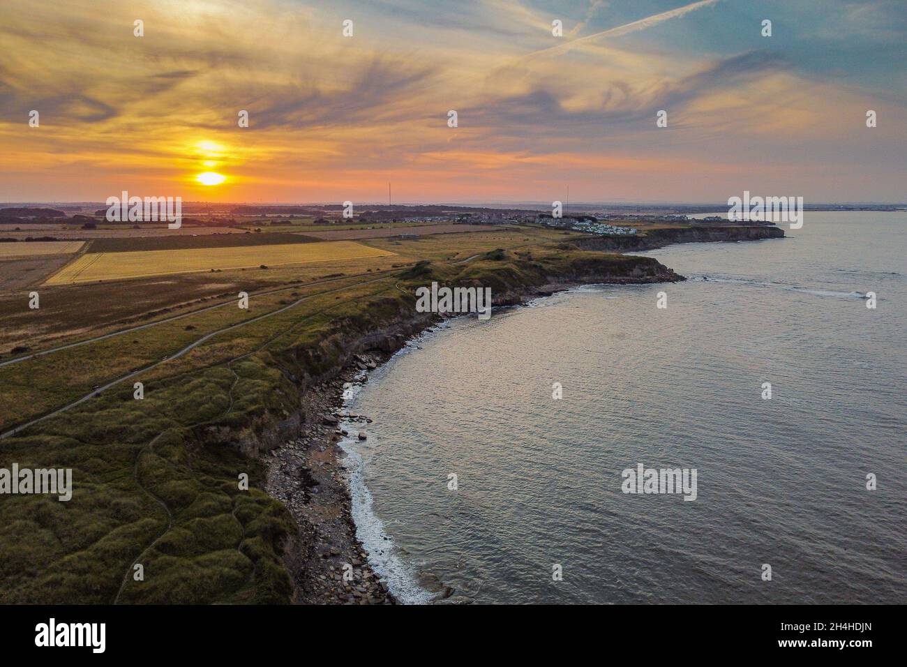 Whitley bay sunset hi-res stock photography and images - Alamy