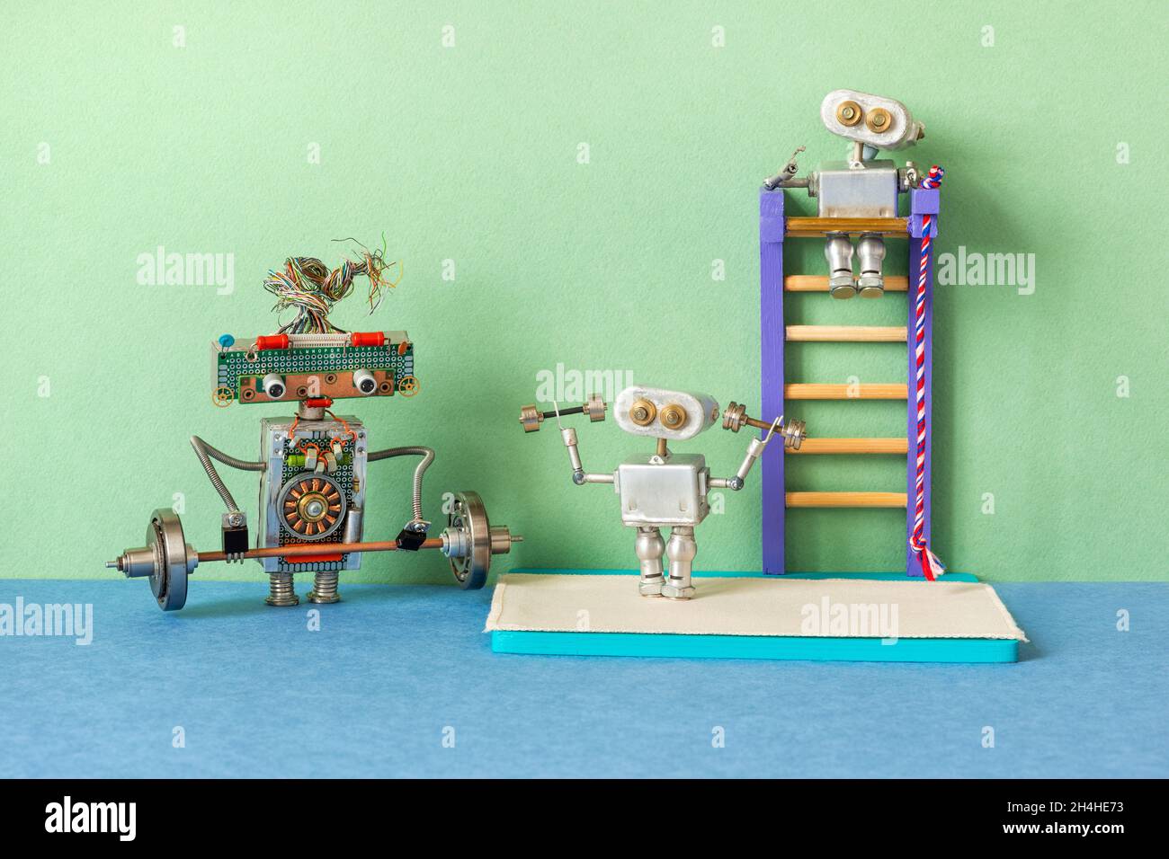 Wall gym bars hi-res stock photography and images - Alamy