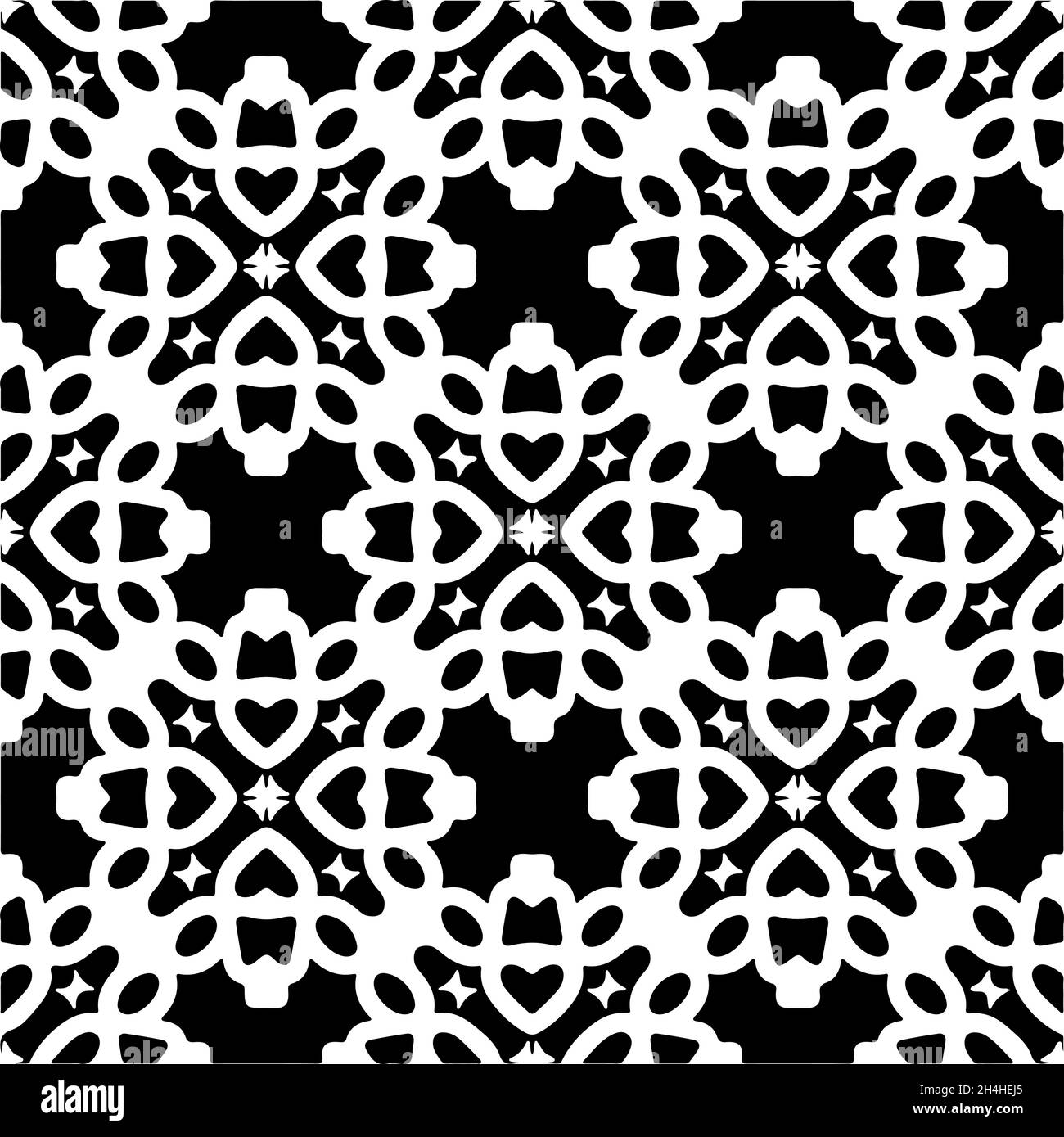 Vector seamless pattern. Modern stylish texture. Composition from ...