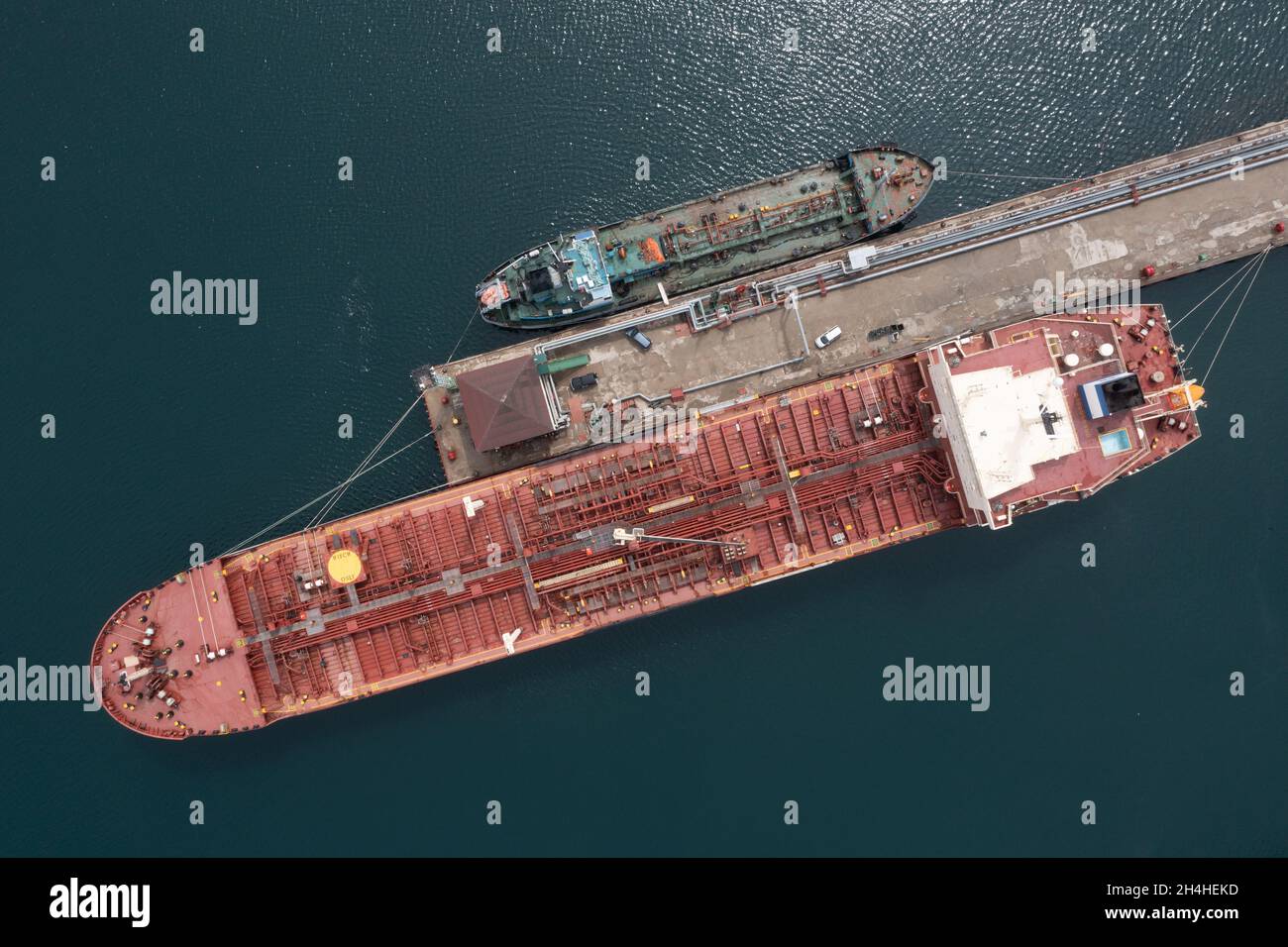 Slavianka, Primorsky Kray, Russia - May 10, 2020: The vessel is loaded ...