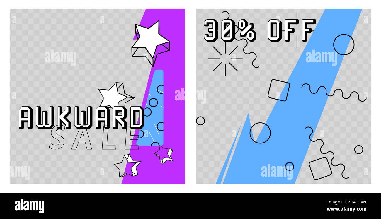 Modern Awkward Sale design for posters, presentations templates with ...