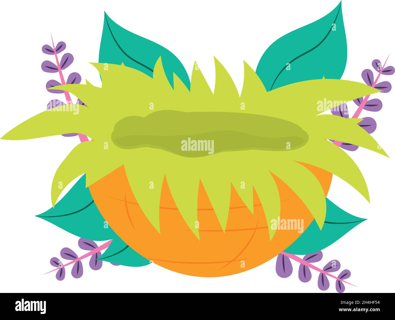 cute empty dinosaur nest icon Stock Vector Image & Art - Alamy