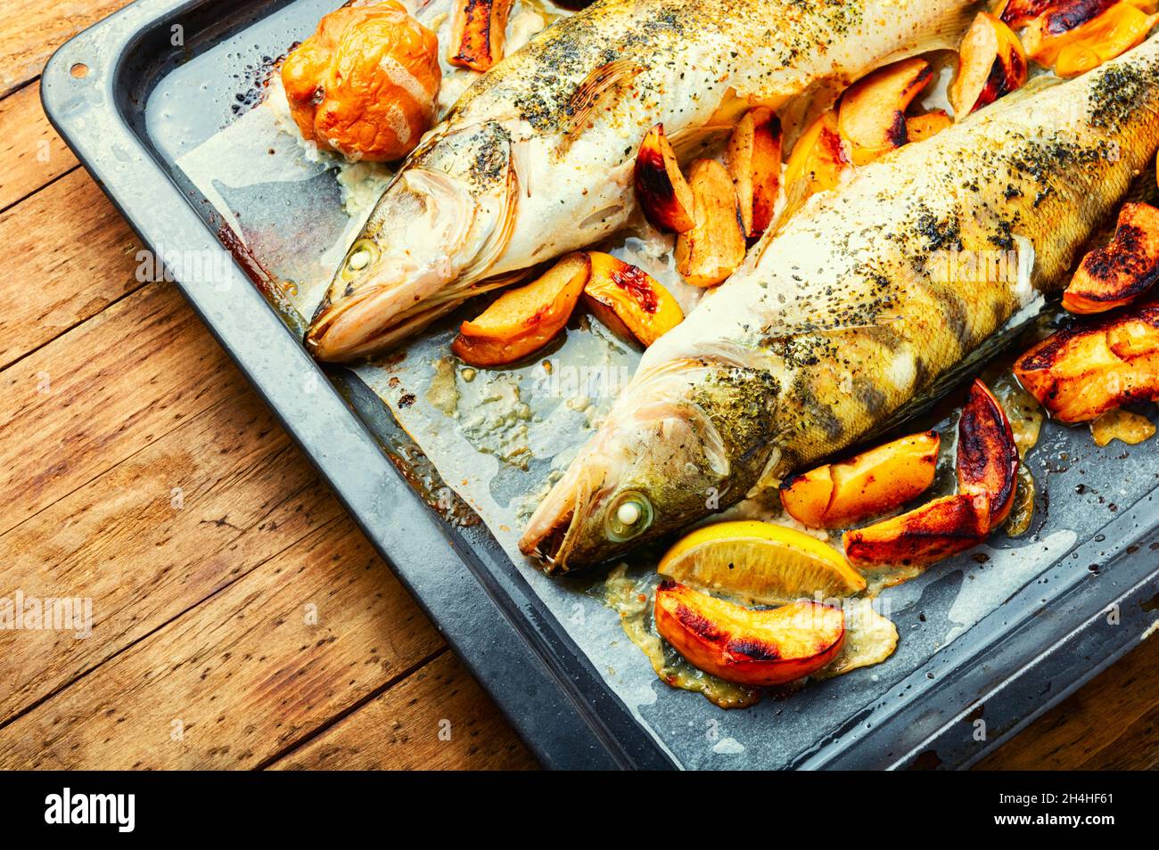 Baked pike hi-res stock photography and images - Alamy