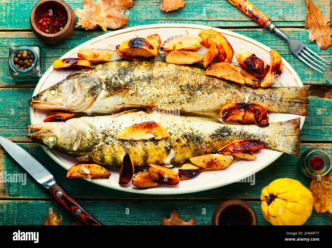 Baked pike hi-res stock photography and images - Alamy