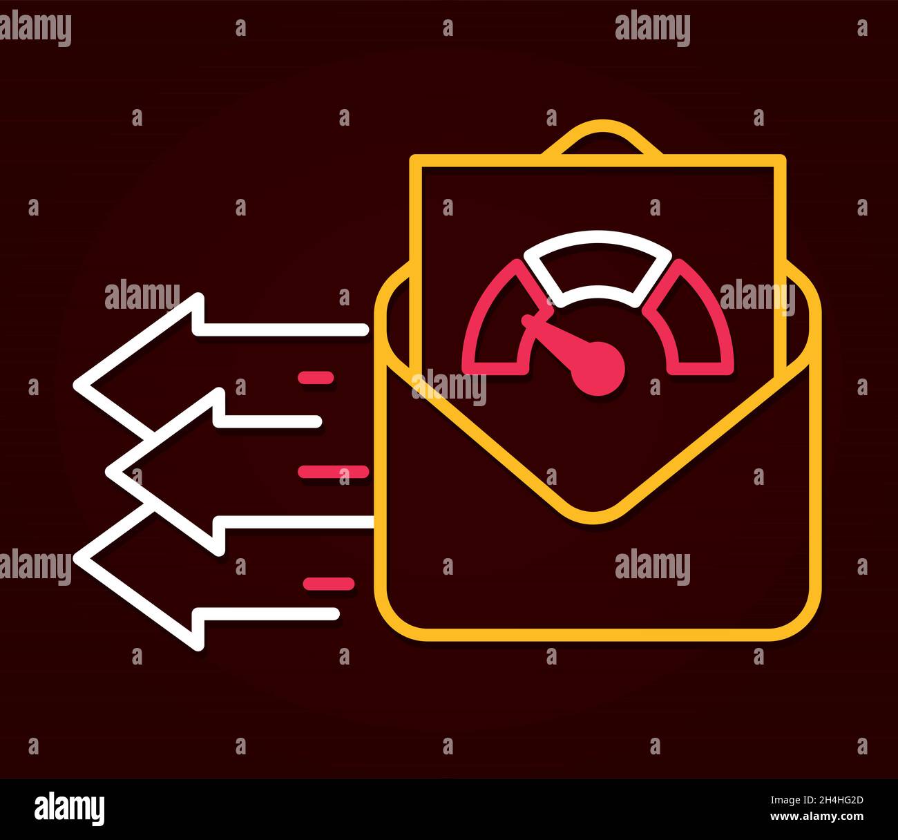 Meter mail Stock Vector Images - Alamy