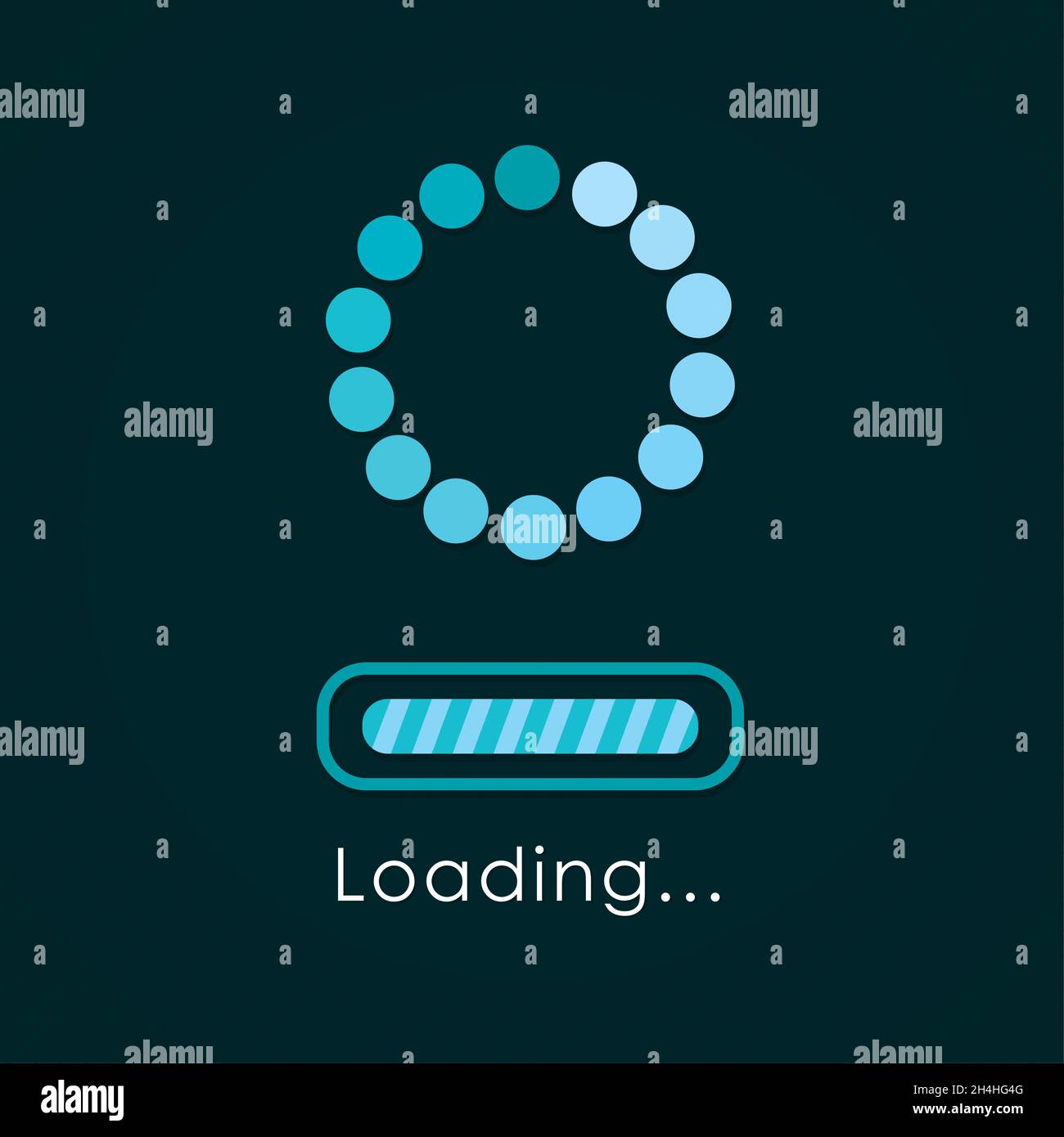 Loading circles Stock Vector Images - Alamy