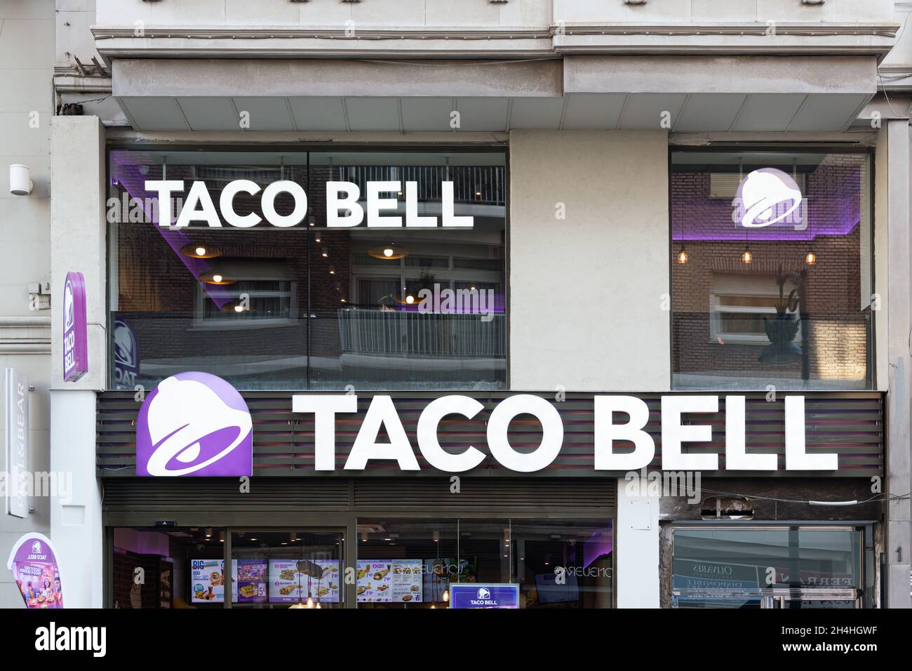 VALENCIA, SPAIN - OCTOBER 26, 2021: Taco Bell is an American-based ...