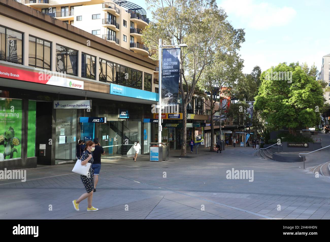 Hornsby Mall Hunter Street, Sydney, NSW, Australia Stock Photo - Alamy