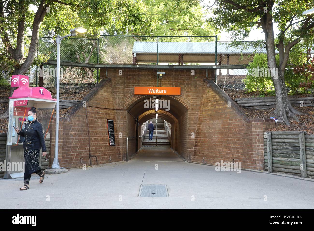Waitara train station, Sydney, NSW, Australia Stock Photo - Alamy