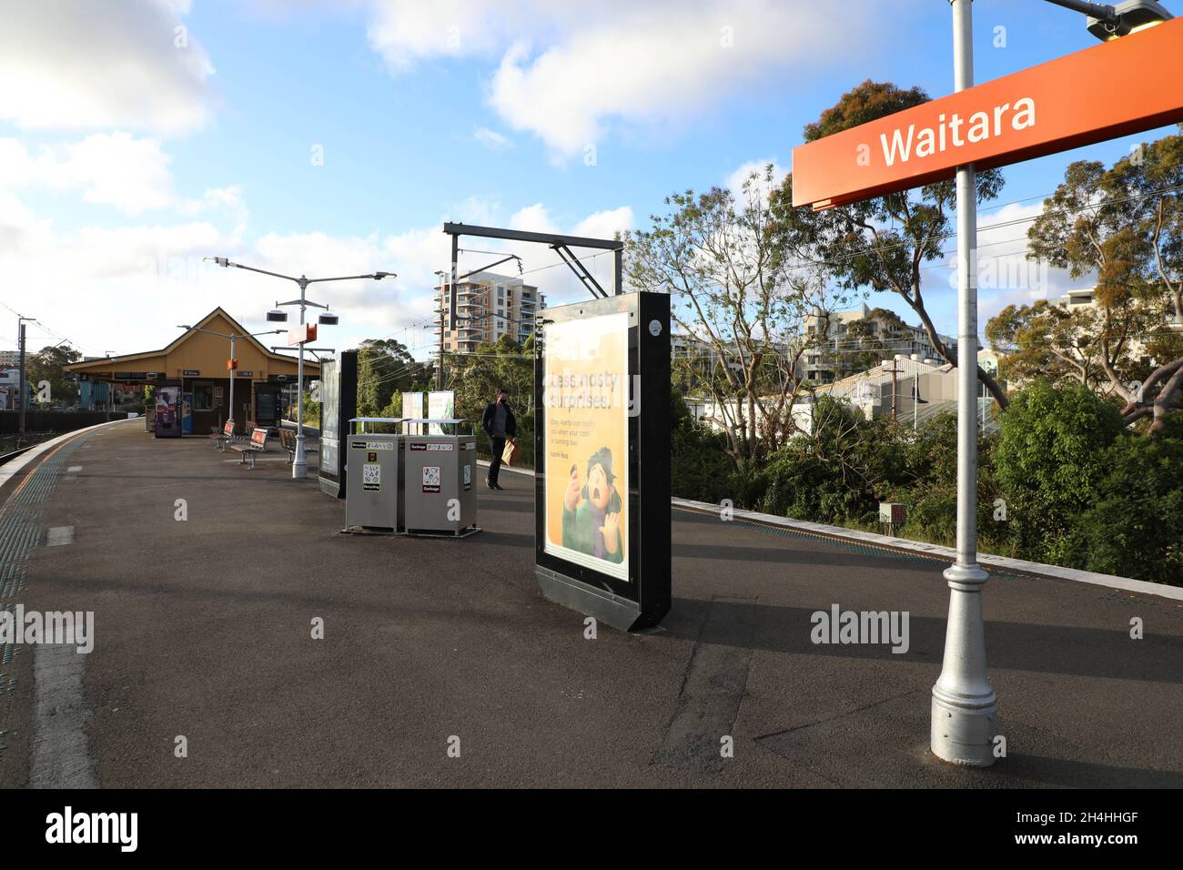Waitara train station, Sydney, NSW, Australia Stock Photo - Alamy