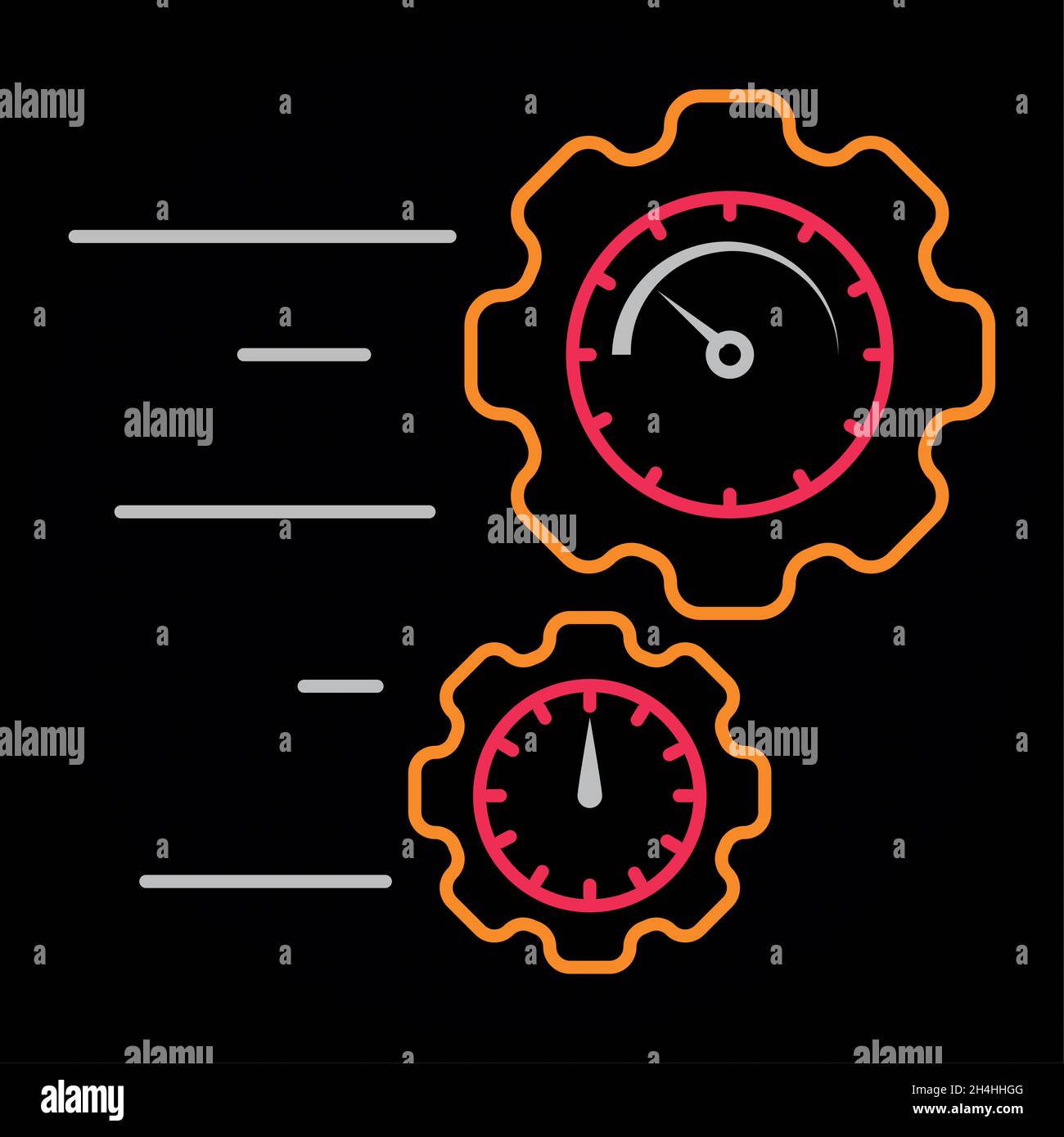 Speedmeter Stock Vector Images - Alamy