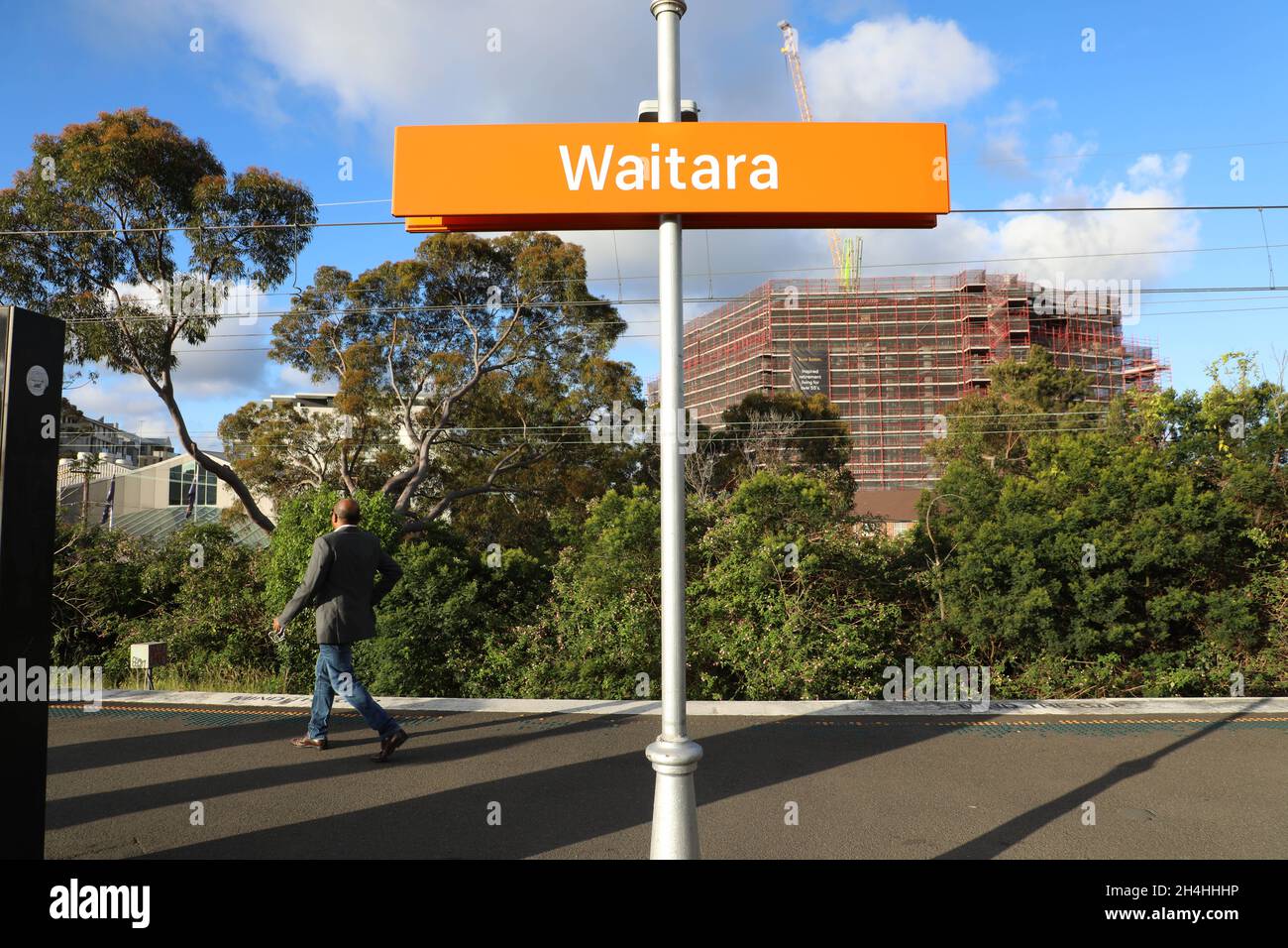 Waitara train station, Sydney, NSW, Australia Stock Photo - Alamy