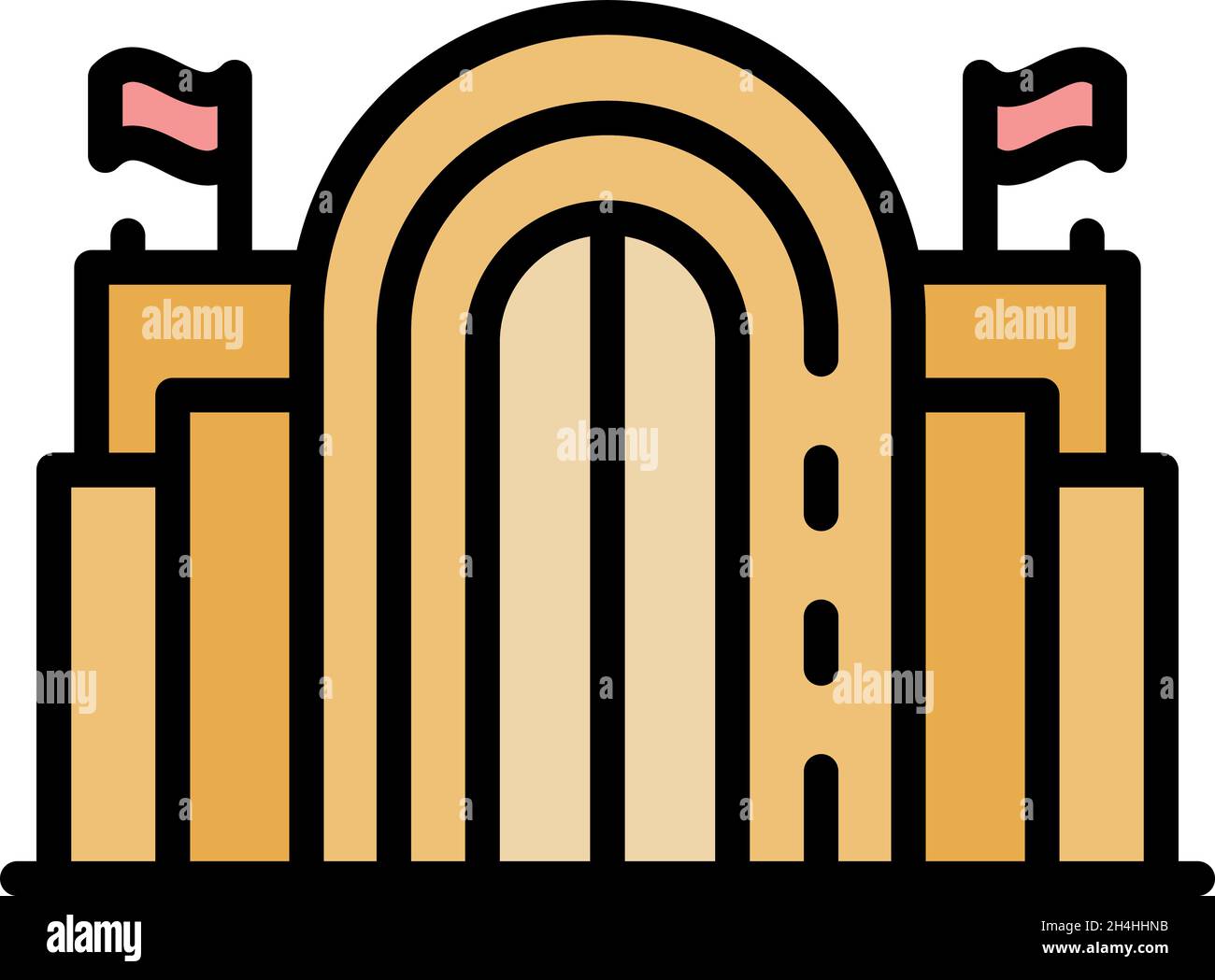 Architecture parliament icon. Outline architecture parliament vector ...