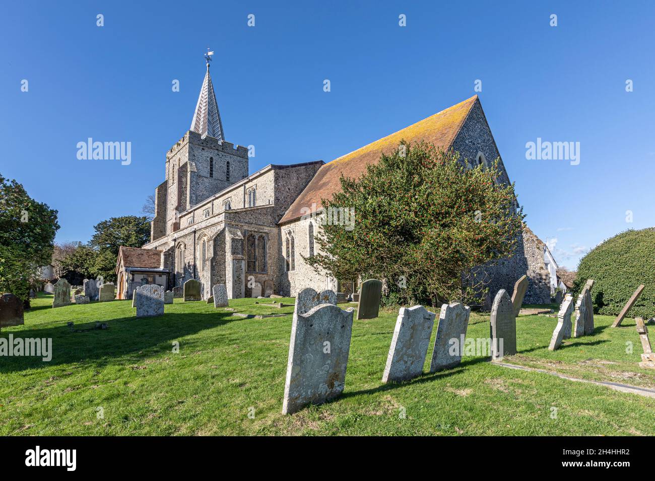 St Mary the Virgin Church, Elham, Kent Stock Photo - Alamy