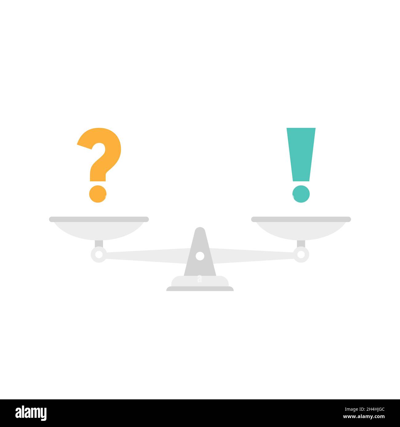 Question marks scales Stock Vector Images - Alamy