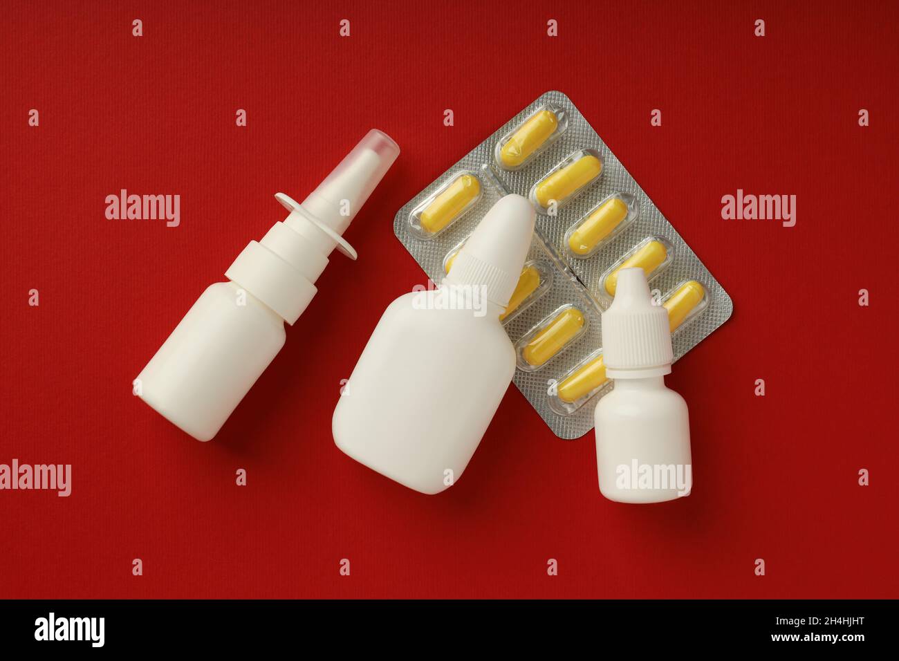 Bottles nasal drops medical hi-res stock photography and images - Alamy