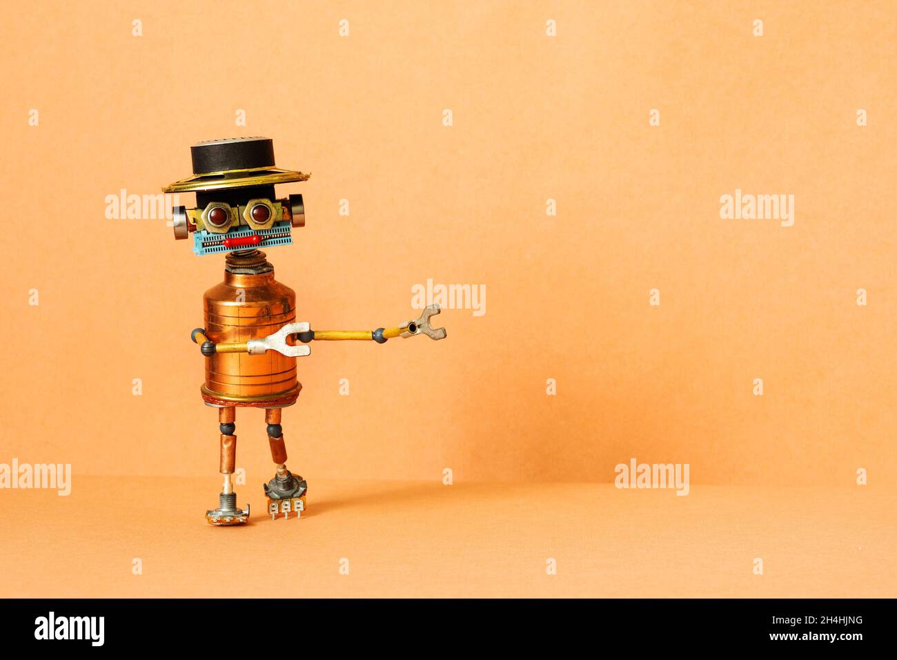 Futuristic Artificial Model Robot Sci Fi High Resolution Stock ...