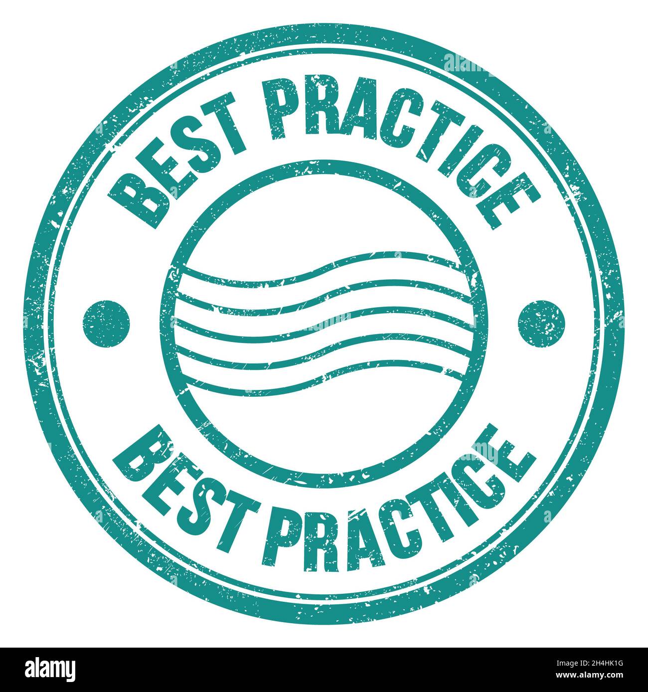 BEST PRACTICE word written on blue round postal stamp sign Stock Photo ...