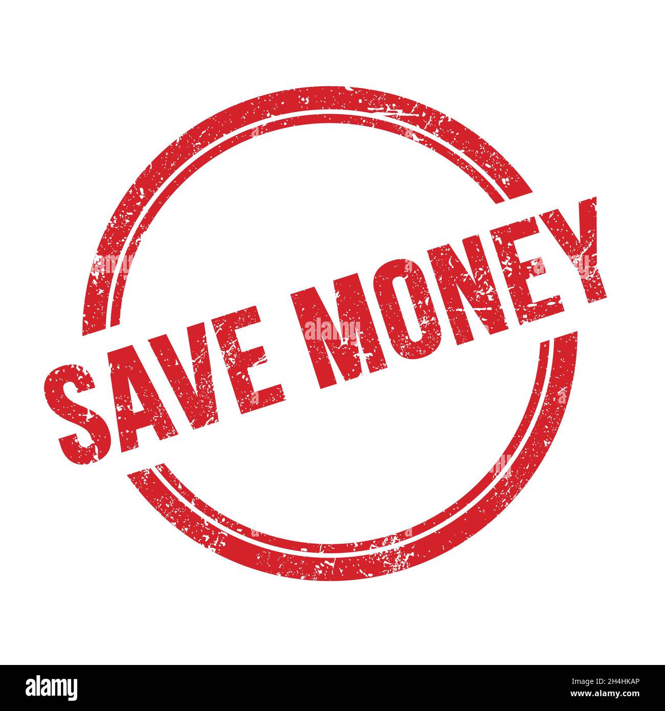 Save money red round hi-res stock photography and images - Alamy